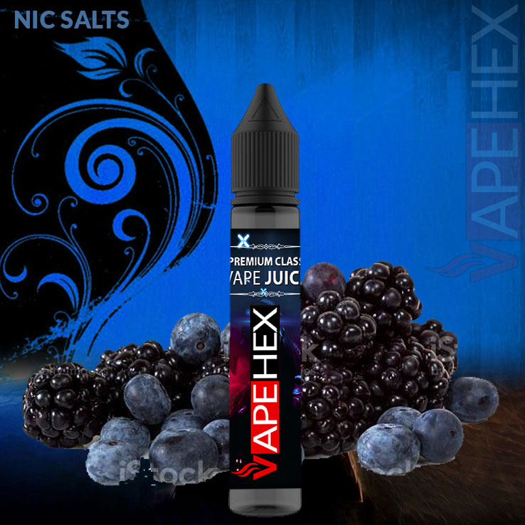 Blueberry Blackcurrant Ice - Nic Salts - VAPEHEX